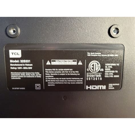 User Manual TCL 32S331 English 15 Pages