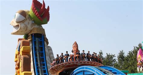 제주신화테마파크 스릴넘치는 놀이기구