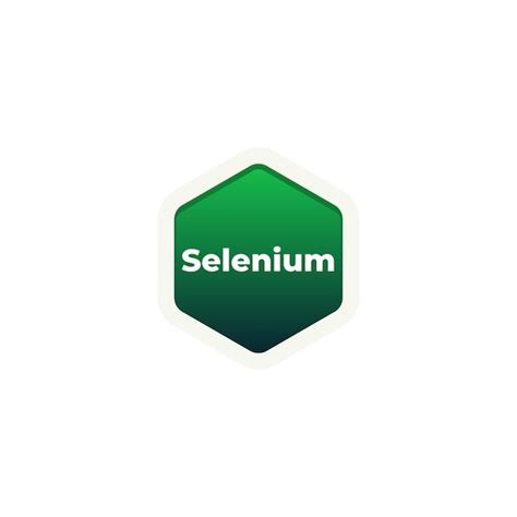 Premium Vector Selenium Symbol Label Vector Hexagon Shape With Text