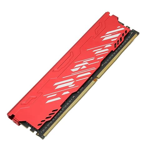 Módulo De Memoria De Escritorio Ddr4 Rojo 2666 Mhz Aleación De Aluminio Ram Para Juegos