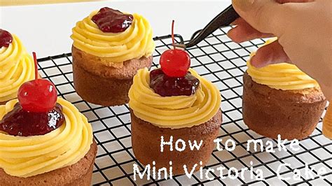 쪼꼬미 빅토리아케이크 만들기 🍒 How To Make Mini Victoria Cake Youtube