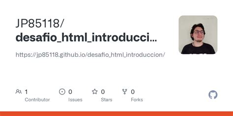 GitHub JP Desafio Html Introduccion Https Jp Github Io Desafio Html Introduccion