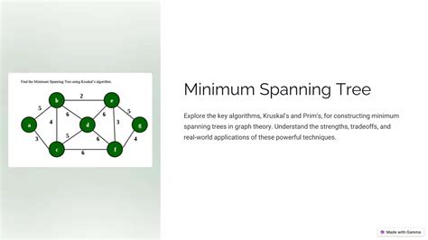 Minimum Spanning Treepdf Ramswaroop Memorial University Ppt
