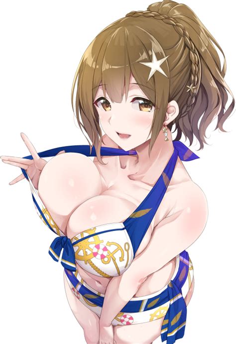 Kuwayama Chiyuki Idolmaster Idolmaster Shiny Colors 1girl Braid Breasts Crown Braid Large