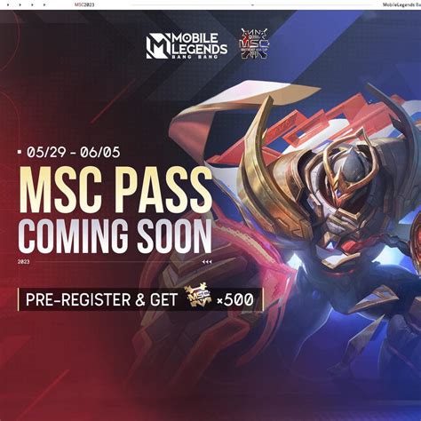 0529 0605 Pre Register For Msc Pass And Claim 500 Msc Coins On 06