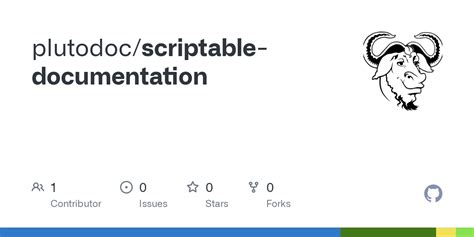 Github Plutodoc Scriptable Documentation