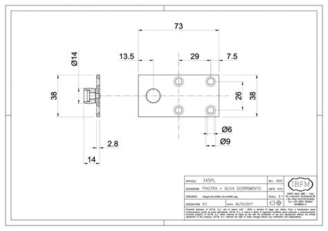 Plaque Guide Inferieure Pour Coulissant Art 345pl Ibfm