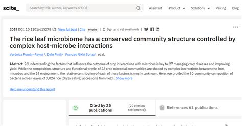 The Rice Leaf Microbiome Has A Conserved Community Structure Controlled By Complex Host Microbe