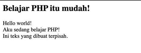Contoh Sederhana Bahasa Pemrograman PHP Mangcoding