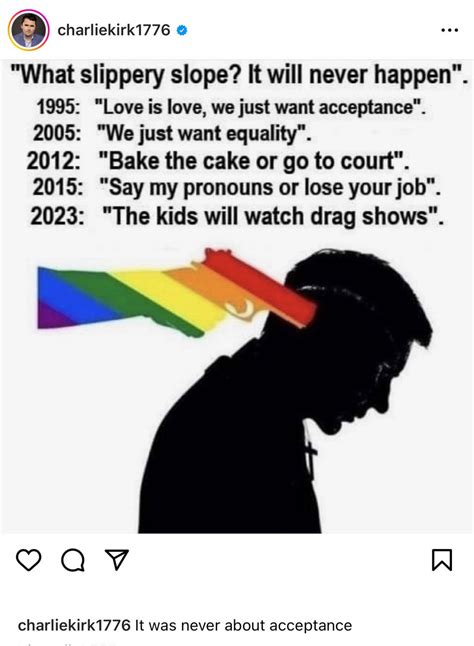 Did Charlie Kirk Say Gays Are Destructive Interference