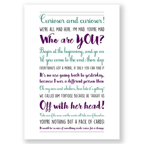Free Printable Alice In Wonderland Quotes Free Printables