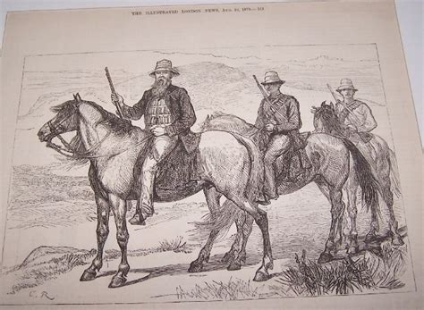 The Late Commandant Piet Uys Transvaal Mounted Colunteers Killed In The Zulu War And The