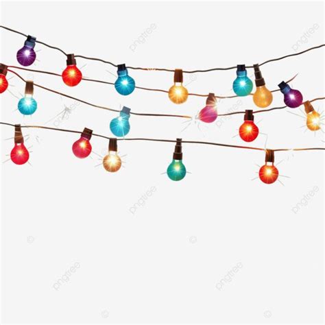 Christmas Lights String Border Free Download