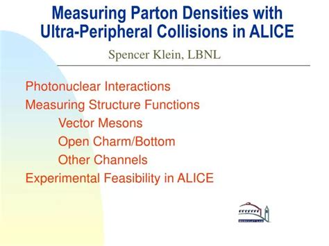 Ppt Measuring Parton Densities With Ultra Peripheral Collisions In Alice Powerpoint