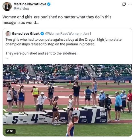 Martina Navratilova Sends Blistering Message In Defense Of High Jumpers