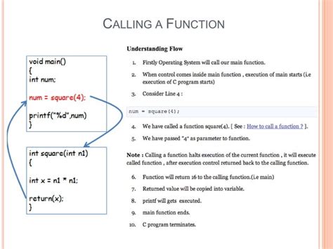 c functions ppt
