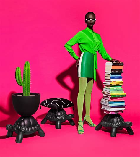 Elena Iv Skaya Makes Qeeboo Products The Stars In Colourful Photo Shoot