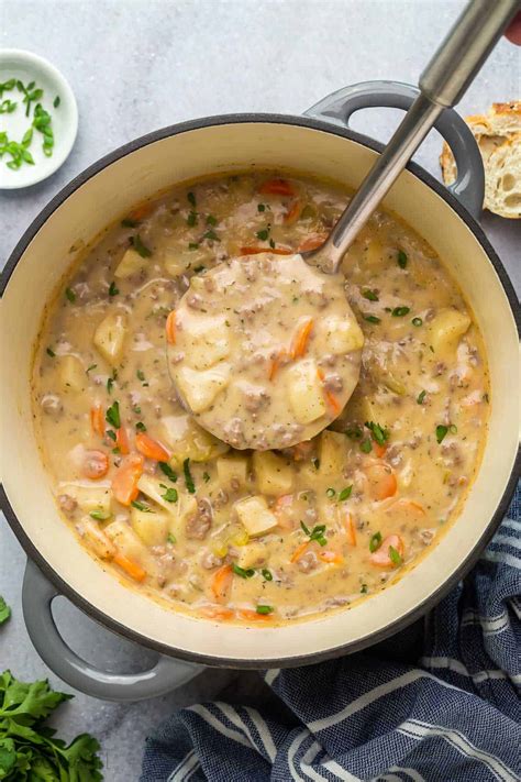 Cauliflower Cheeseburger Soup At Carl Cohn Blog