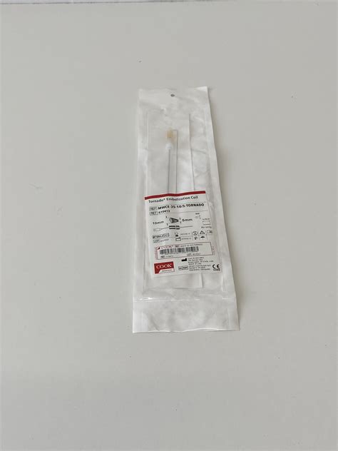 New Cook Medical Tornado Embolization Coil G10413 Exp2023 02 T28