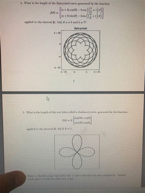 Solved What Is The Length Of The Epicycloid Curve Generated