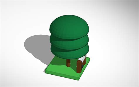 3d Design Tree And Swing Set Tinkercad