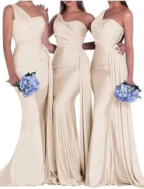 Avis Sur La Robe Demoiselle Dhonneur Asymétrique Plkf Champagne