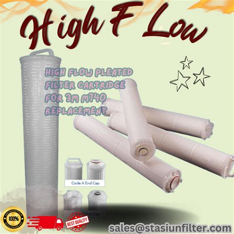 High Flow Pleated Filter Cartridge For 3m M740 Replacement Stasiun