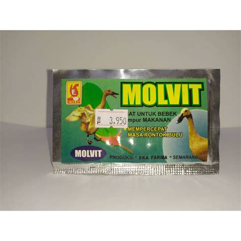 Jual Molvit Obat Untuk Bebek 10 Gr Sachet Shopee Indonesia