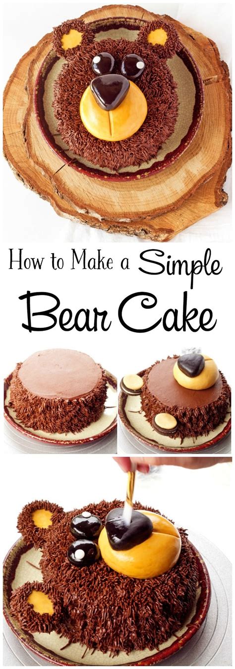 How To Make A Cute Little Bear Cake With A How To Video The Bearfoot