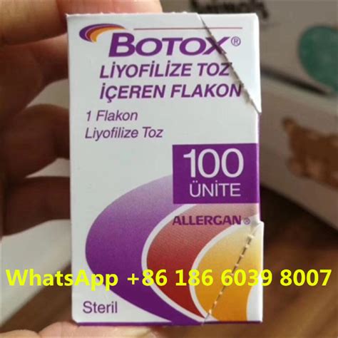 Allergan Injection Botox Botulinum Toxin Type A 100 Units Wrinkles Removal