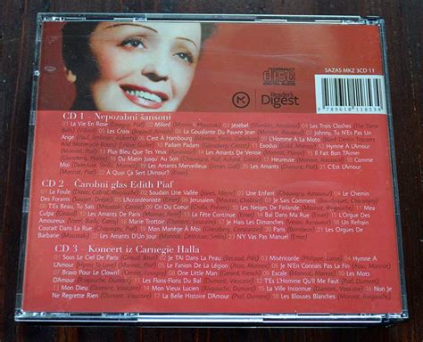 Edith Piaf La Vie En Rose Cd