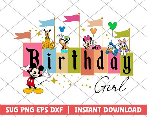Happy Birthday In Disney Font Eureka Disney Mickey Mouse