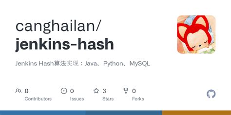 Github Canghailan Jenkins Hash Jenkins Hash算法实现：java、python、mysql