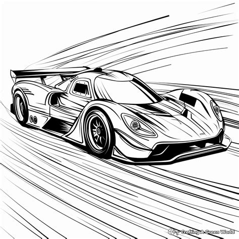 Drift Car Coloring Pages