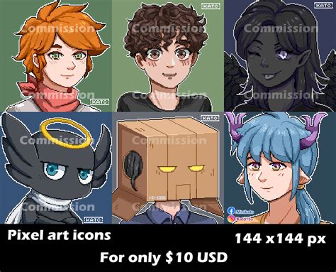 Pixel Art Icons For Only 10 Usd By Kato San15 On Deviantart