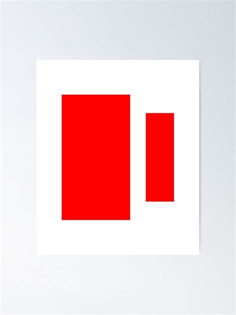 Big And Small Rectangle Poster For Sale By Befriend Redbubble