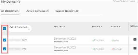 How To Update Nameservers For Multiple Domains