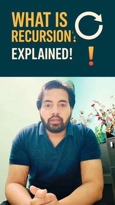 What Is Recursion 🔁 Explained With Simple Example In Hindi Learn Code Zone Youtube