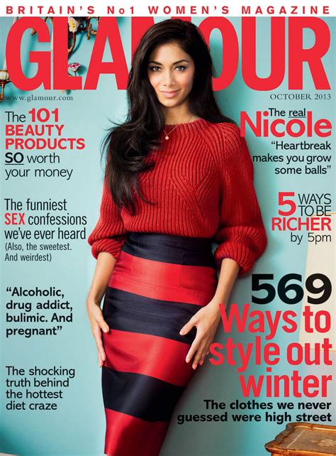American Musician Nicole Scherzinger Wearing Burberry Prorsum On The