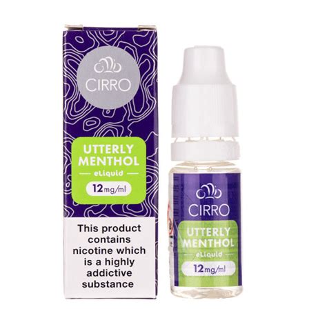 Cirro Utterly Menthol E Liquid 3 For £10 On E Liquids