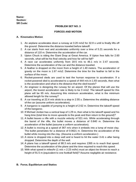 Problem Set No 3 Pdf
