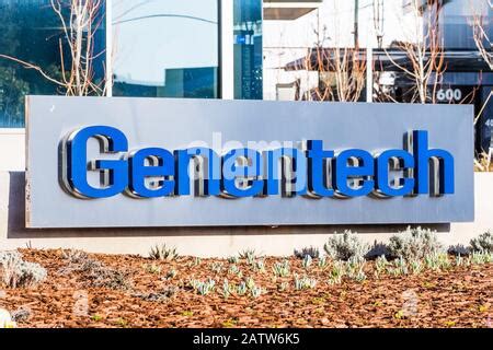 The Headquarters Campus Of Genentech In San Francisco California Stock