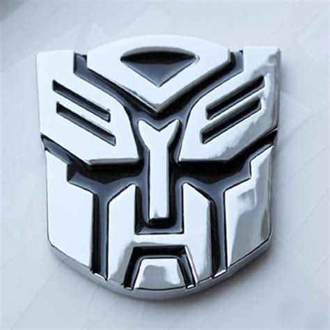 Transformers Car Logo 3d Car Logo Sticker Transformers Styling Metal