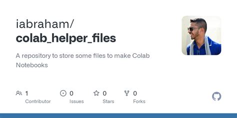 Github Iabrahamcolabhelperfiles A Repository To Store Some Files