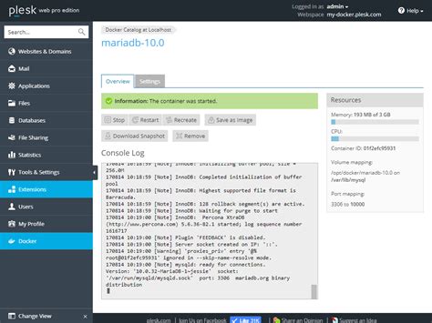Lets Talk About The Plesk Docker Extension Plesk Forum