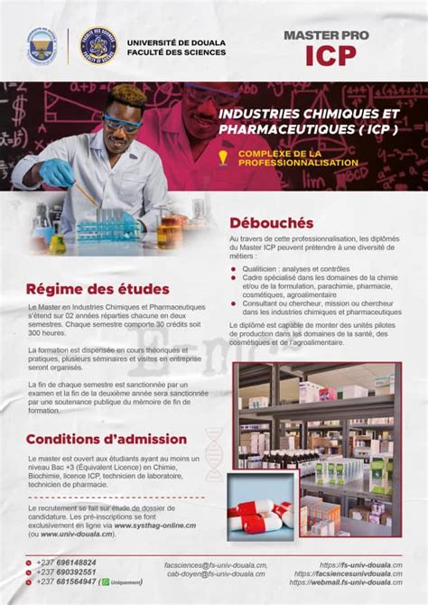 Icp Master Pro Faculté Des Sciences Douala