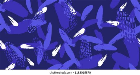 Hand Drawn Texture Seamless Vector Pattern Stock Vector Royalty Free Shutterstock