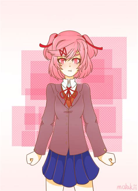 Natsuki Is Not Cute By Natakiio On Deviantart