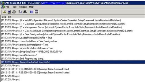 could not retrieve a valid database or server scenario for this install