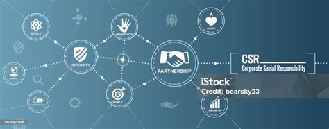 사회적 책임 고체 아이콘 설정정직 무결성 협업 웹 배너 헤더 미국에 대한 스톡 벡터 아트 및 기타 이미지 미국 서비스 0